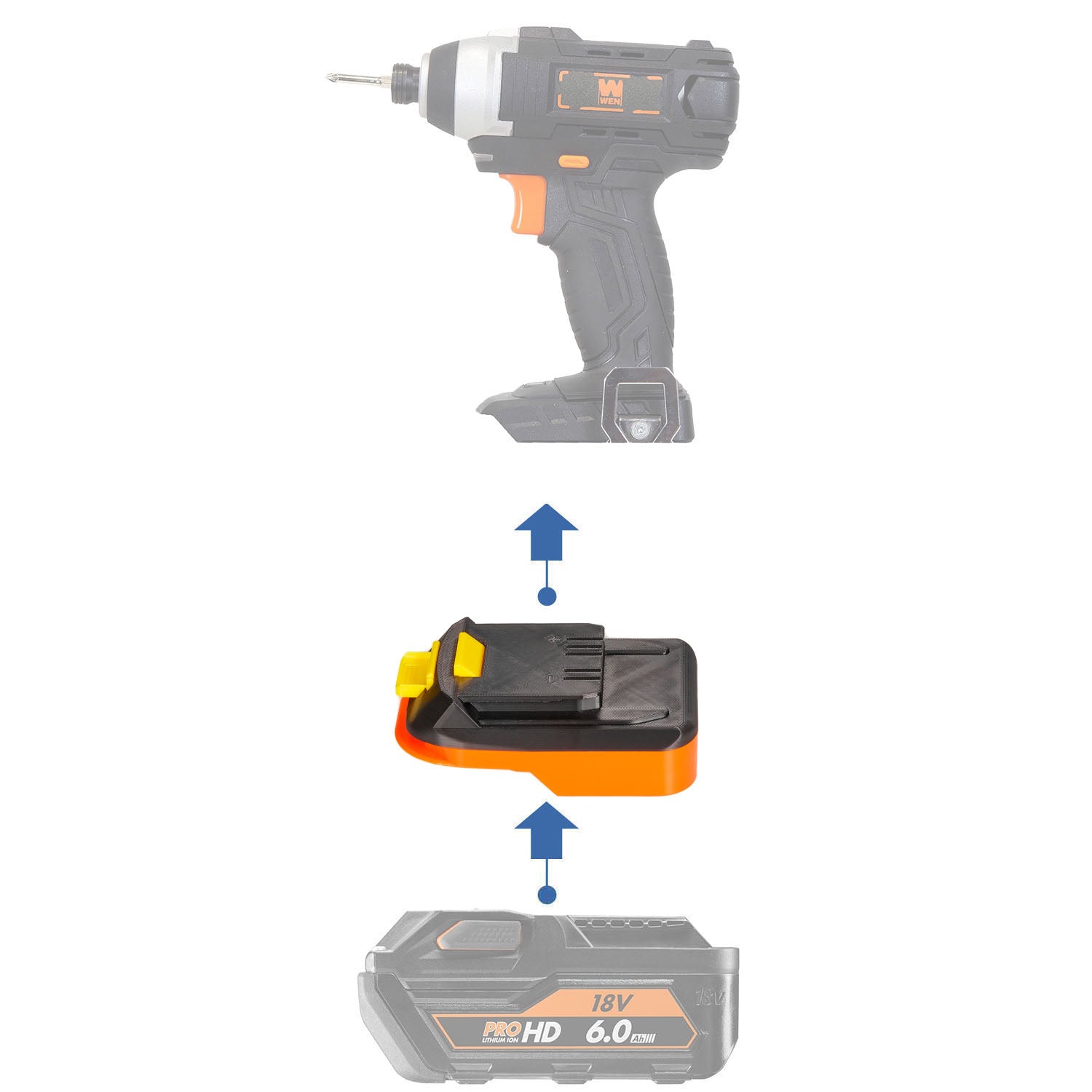AEG auf WEN Batterieadapter – Power Tools Adapters